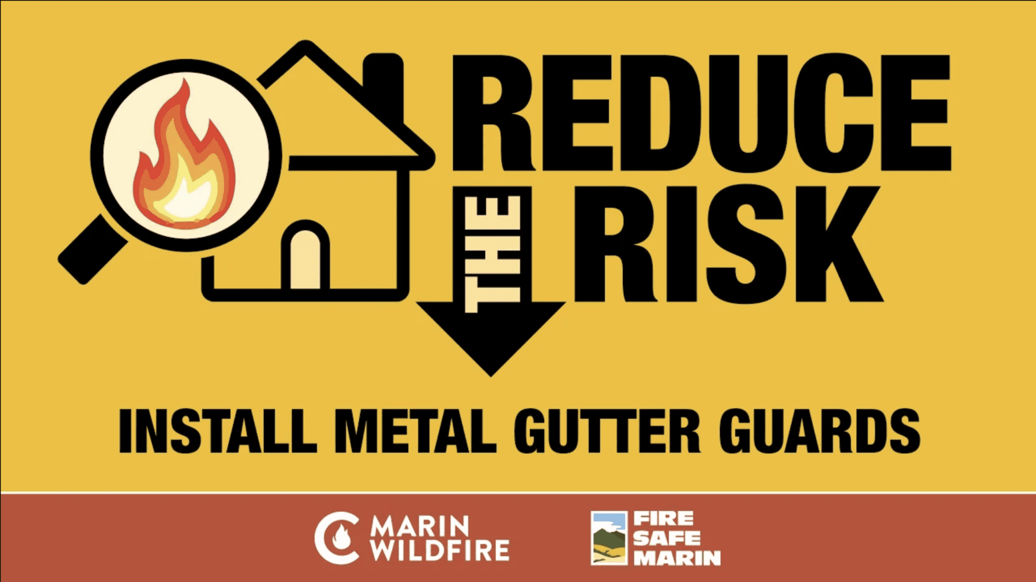 Install Metal Gutter Guards - Fire Safe Marin